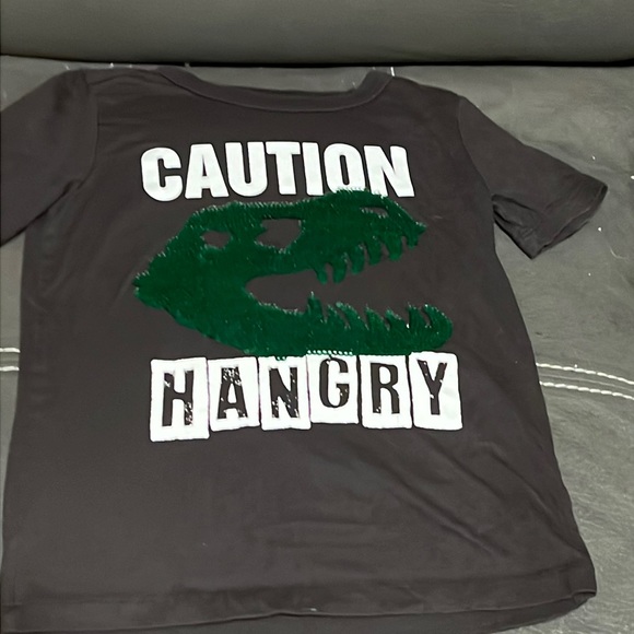 OshKosh B'gosh | Shirts & Tops | Oshkosh Bgosh Tshirt Caution Hangry ...